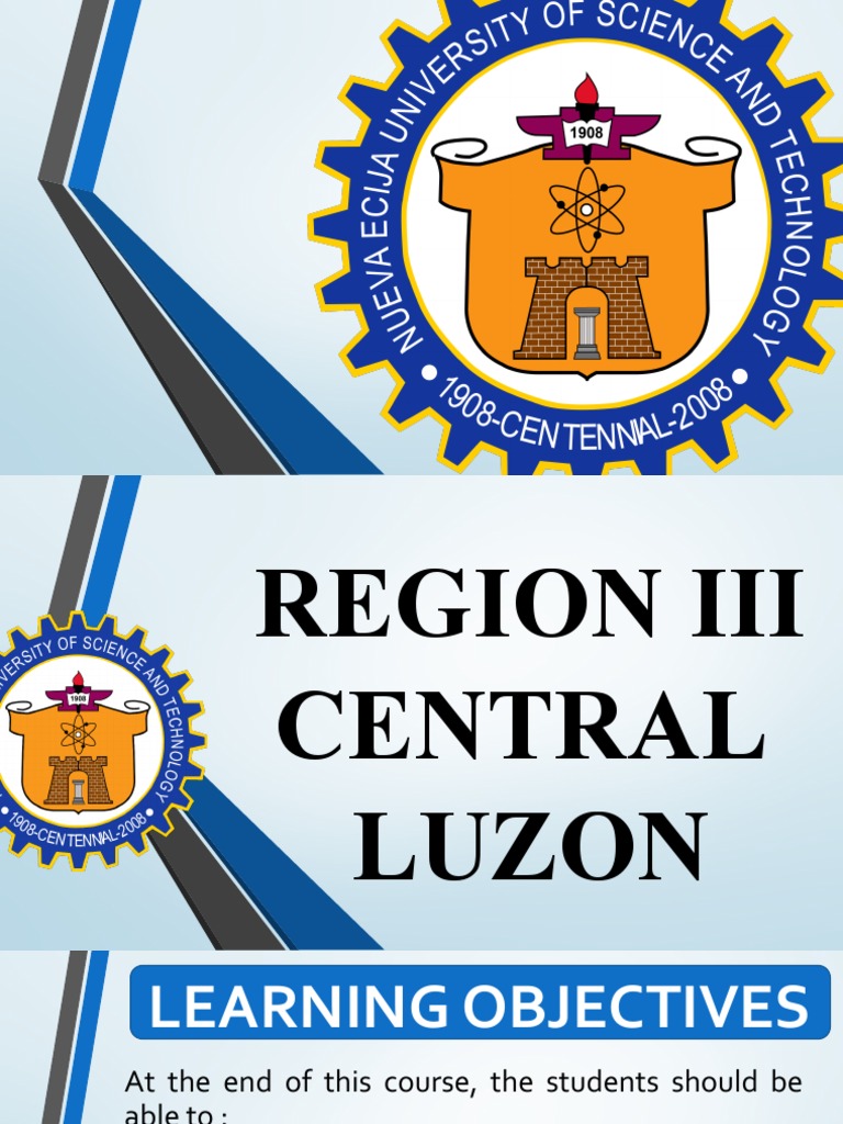 Central Luzon Provinces and Capitals | PDF