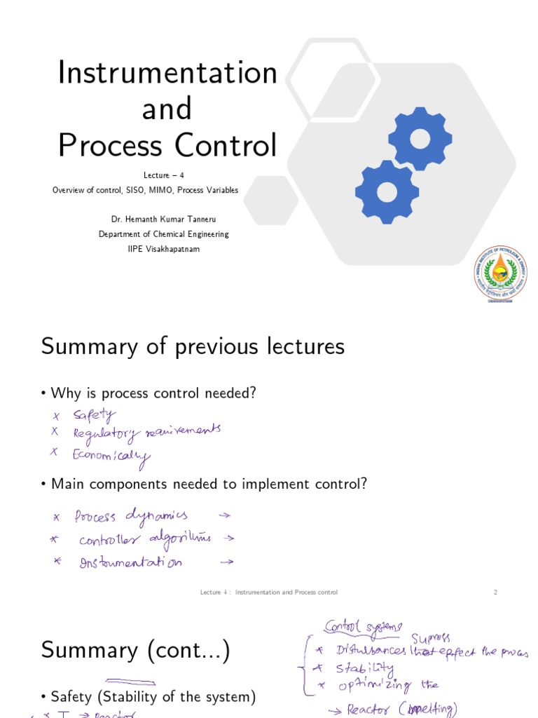 Overview of SISO MIMO Control Systems for Process Variables | PDF | Process Control ...