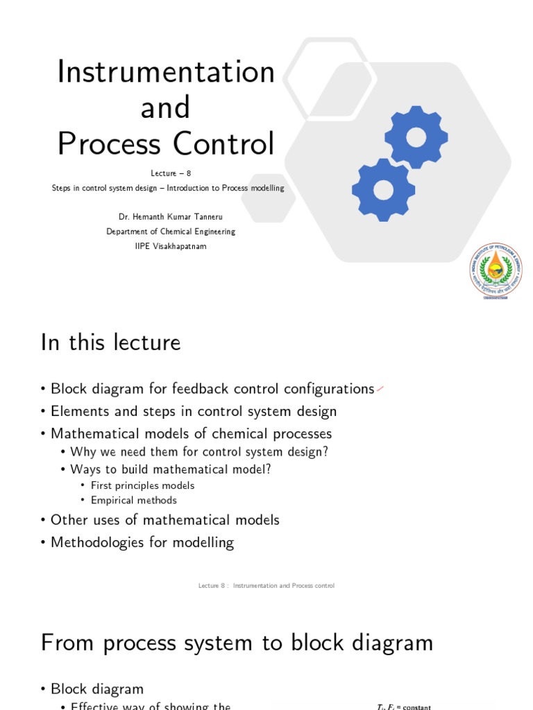Lecture-8 - Introduction To Mathematical Modleing | Download Free PDF | Process Control ...