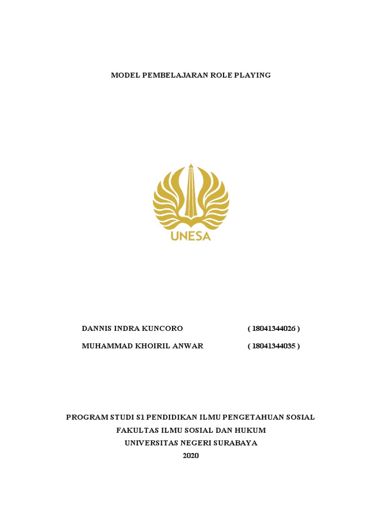 Model Pembelajaran Role Playing | PDF Model Pembelajaran Role Playing | PDF
