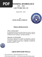 Open Wells: Design and Yield Analysis | PDF | Aquifer | Hydrogeology