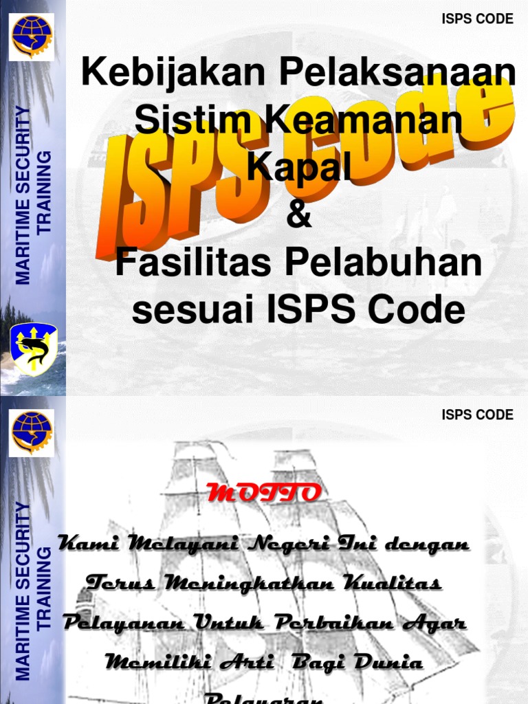 Keamanan Maritim dan ISPS Code | PDF
