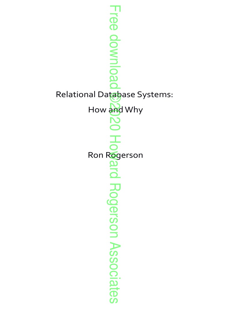 RDB Ms Download | PDF | Databases | Relational Model