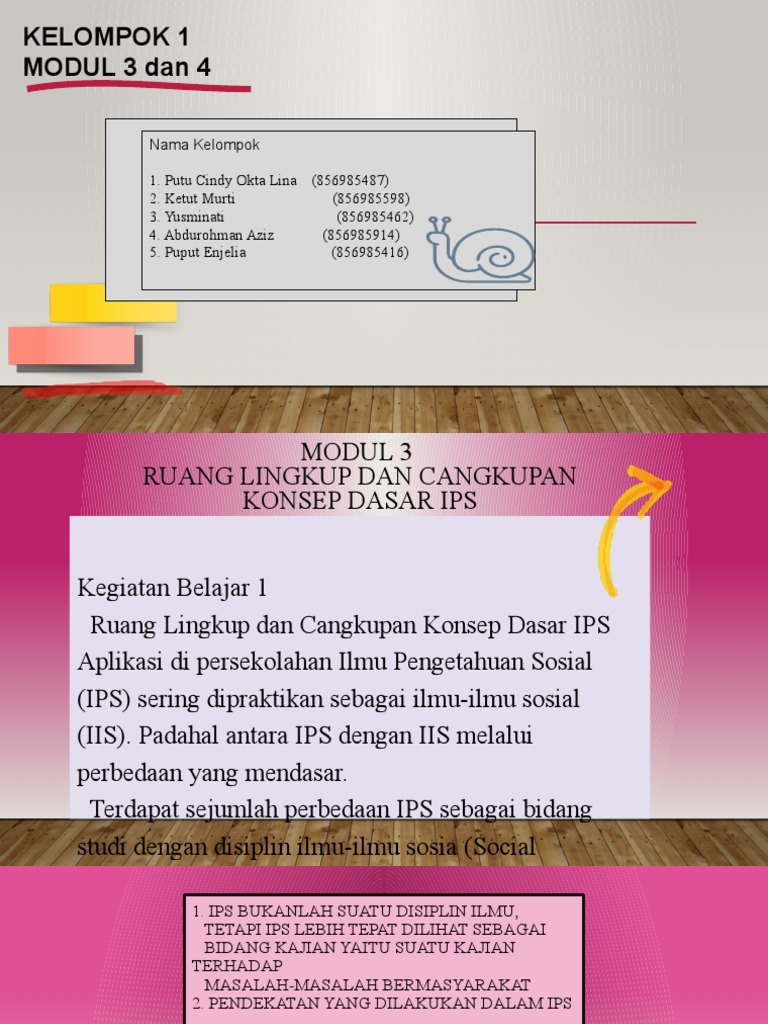 Konsep Dasar IPS Modul 3 Dan 4 | PDF