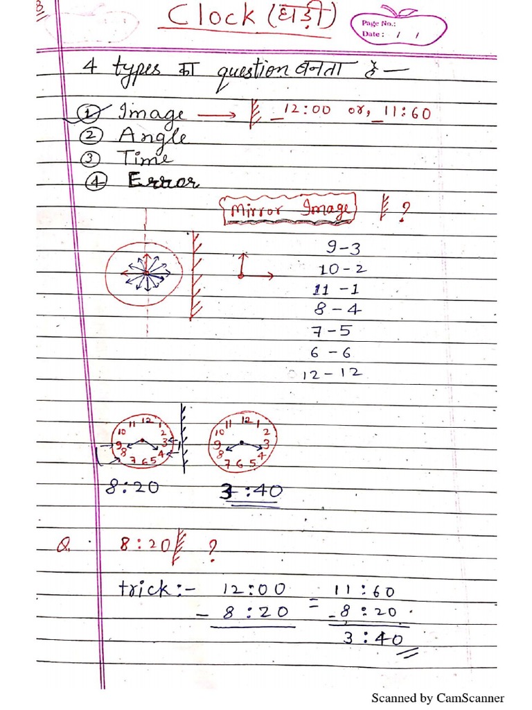 CLOCK Written Notes | PDF