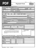 Main Bir Form 0605 Payment Form Philippines | PDF | Taxes | Payments
