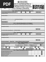 BIR Form 0901-S1: Treaty Application | PDF | Taxes | Taxpayer