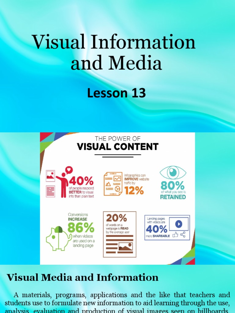 Understanding Visual Media Types | PDF | Composition (Visual Arts ...