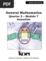 GENMATH - Simple and General Annuities | PDF | Present Value | Interest