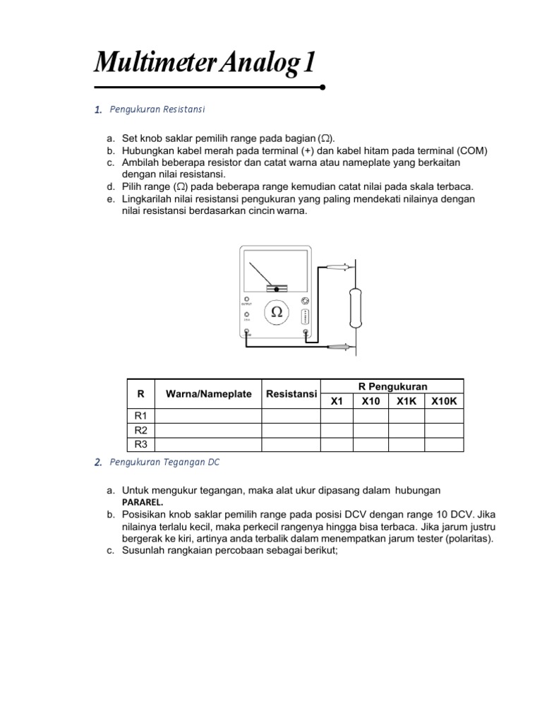 Modul Alat Ukur Listrik | PDF
