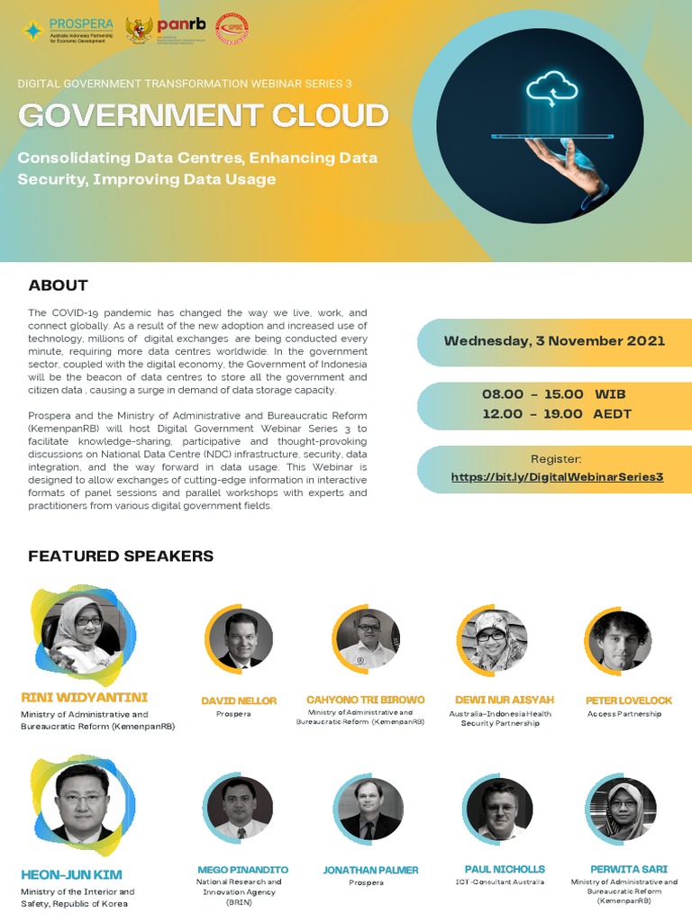 Digital Government Transformation Webinar Series 3 - Final Flyer | PDF | Information Technology ...