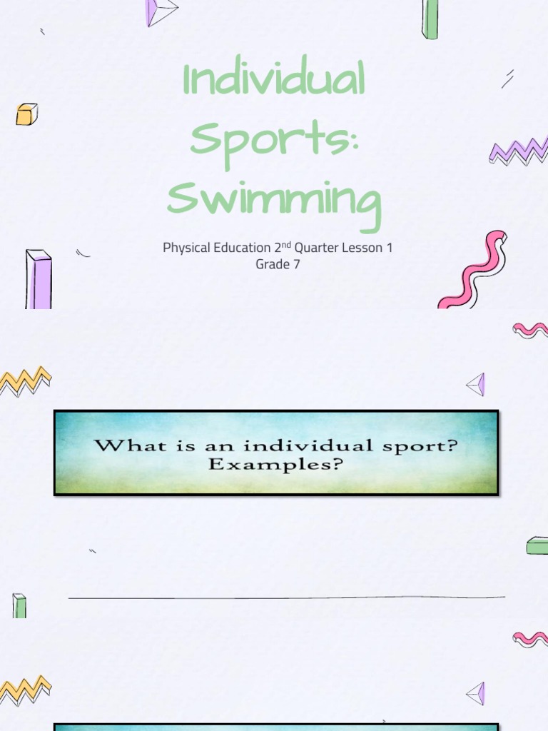 Swimming: A Grade 7 Overview | PDF | Swimming | Swimming (Sport)