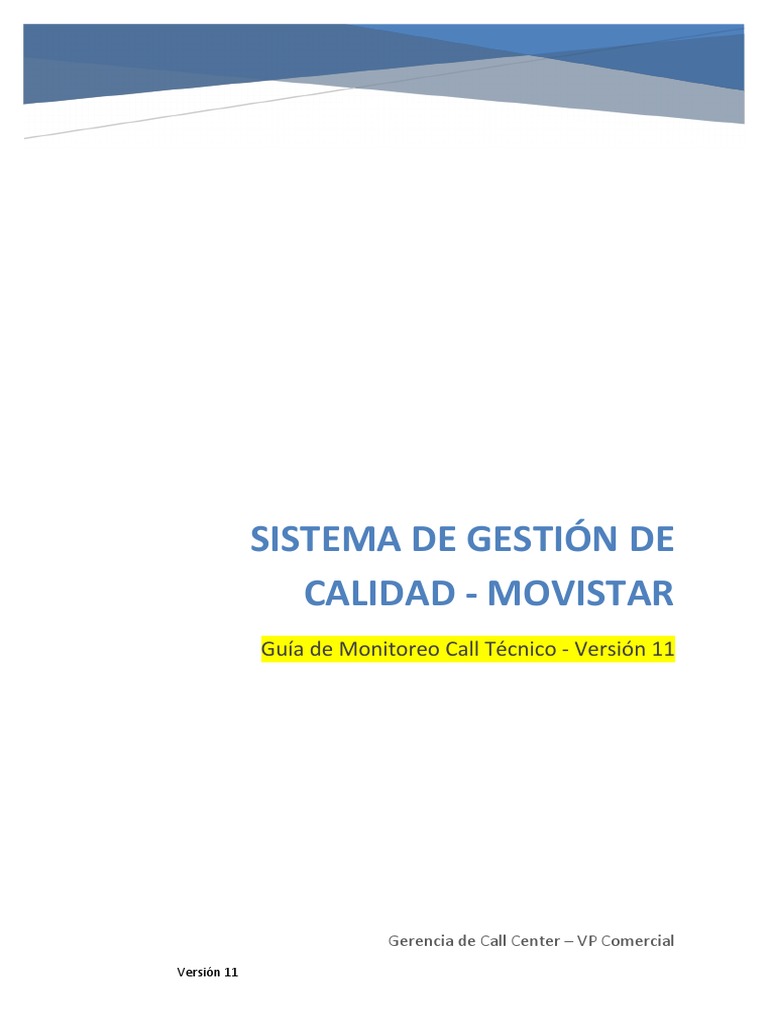 Monitoreo de Calidad en Call Center | PDF | Centro de llamadas | Internet