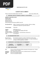 Brasso Metal Polish - Msds | PDF | Dangerous Goods | Safety