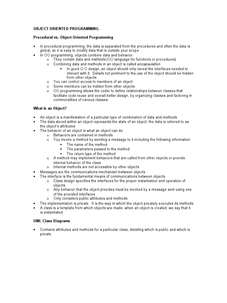 The Object Oriented Thought Process | PDF | Method (Computer ...