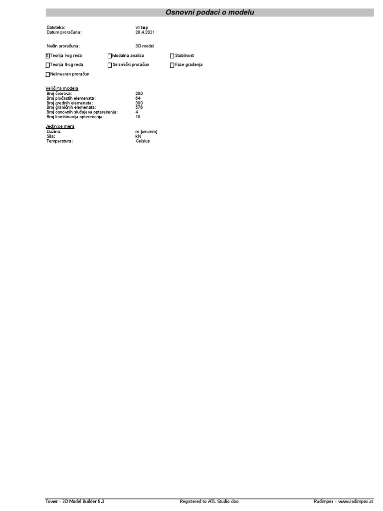 Proracun Celicne Hale | PDF