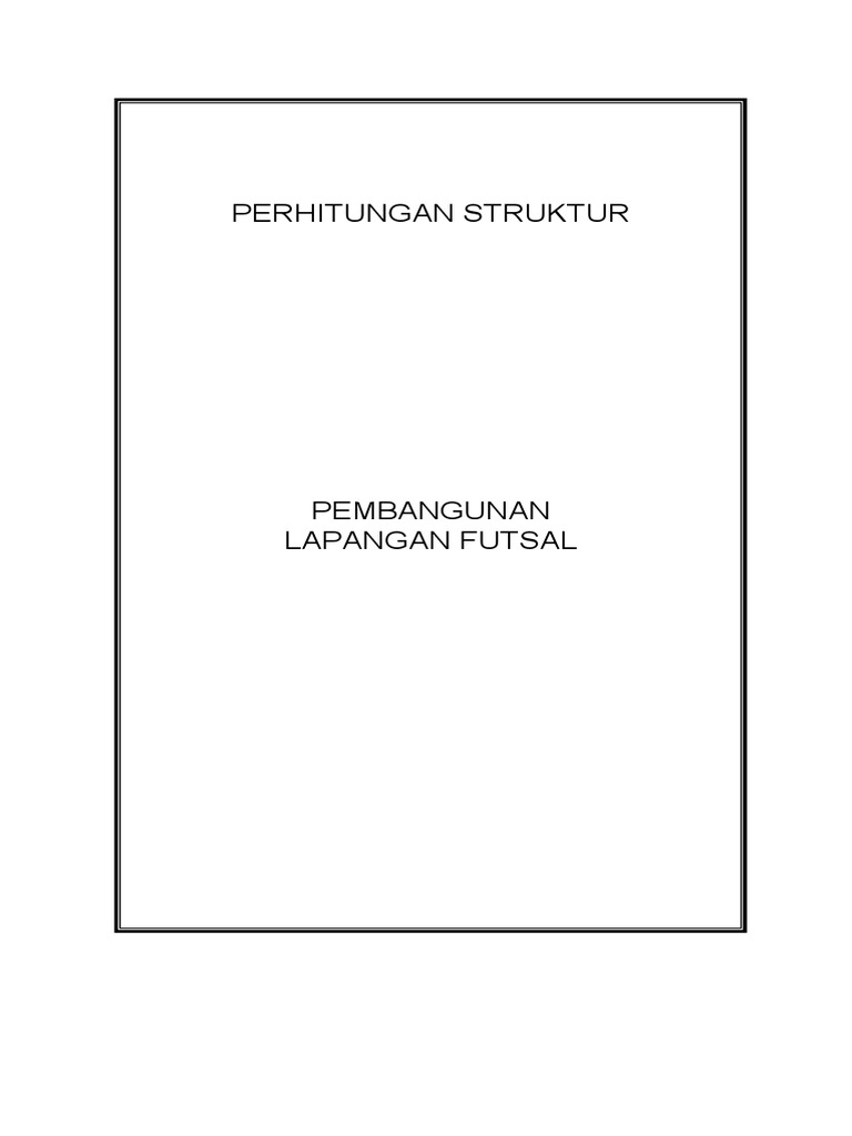 Gudang Futsal EXCEL | PDF