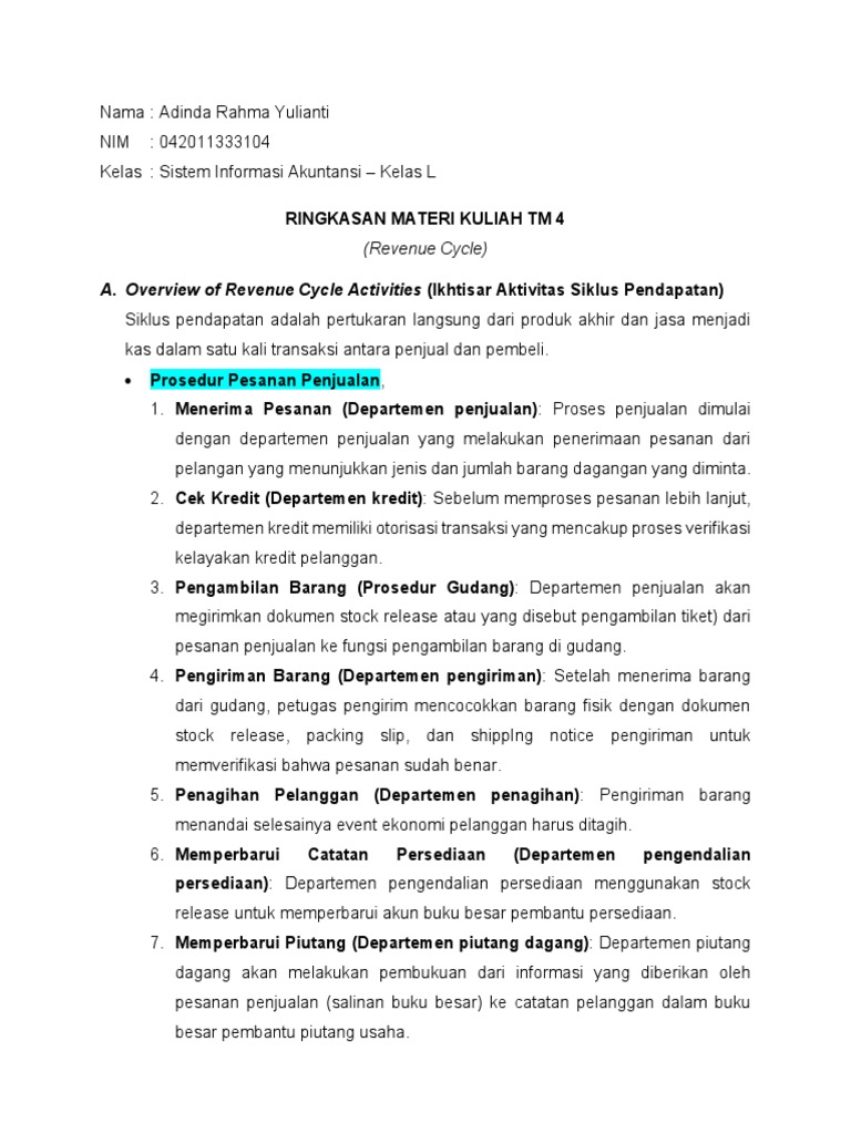 RMK TM 4 Sistem Informasi Akuntansi | PDF