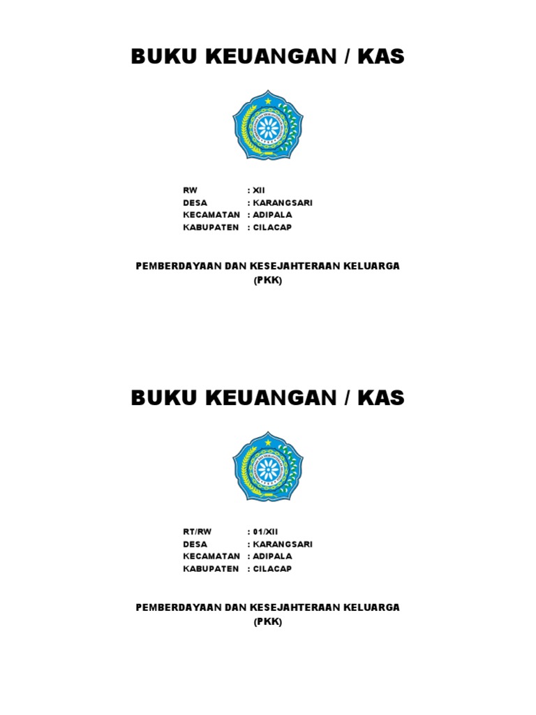 Cover - Buku Kas | PDF