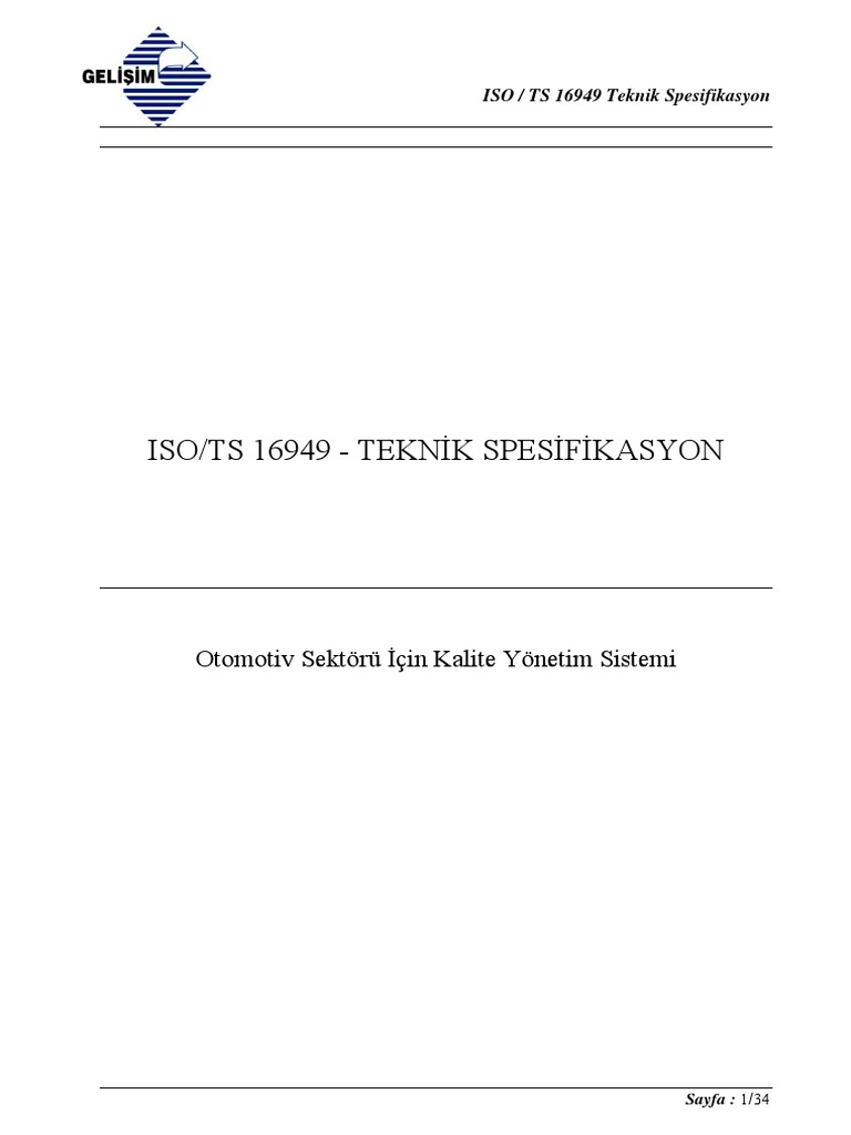 Iso-Ts 16949 | PDF