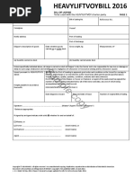 Congen Bil | PDF | Bill Of Lading | Cargo