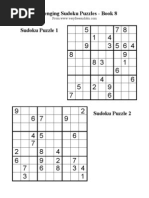 Easy Sudoku - 50 Printable Puzzles With Answers | PDF | Puzzles ...