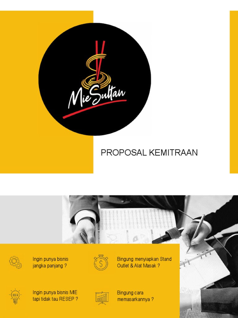 Proposal Kemitraan Bisnis Mie Sultan | PDF