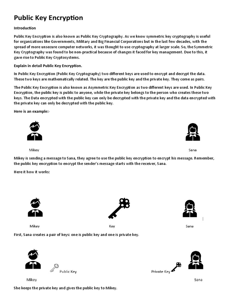 Public Key Encryption | PDF | Public Key Cryptography | Key (Cryptography)