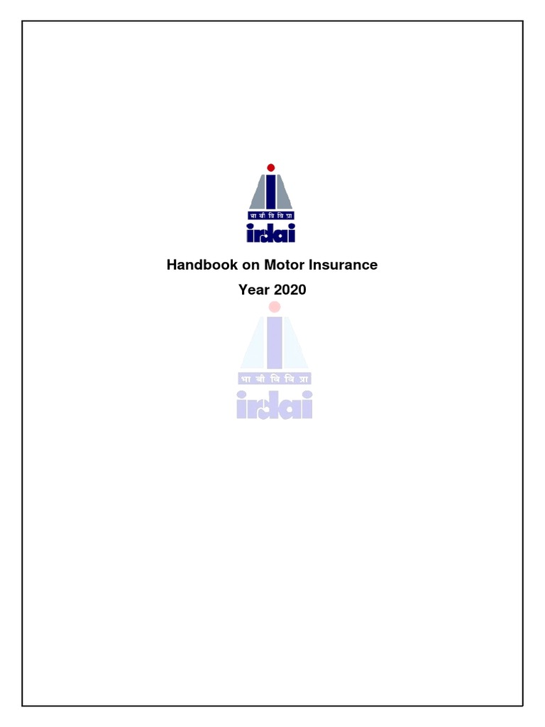 Motor Insurance Handbook Overview | PDF | Vehicle Insurance | Insurance