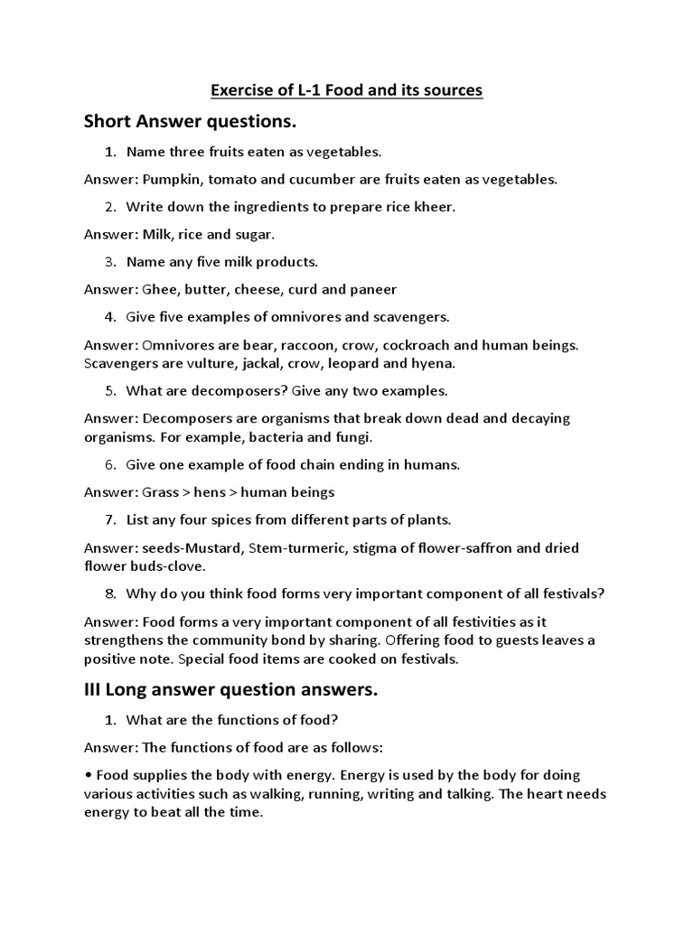 Food Sources and Functions Explained | PDF | Foods | Fruit