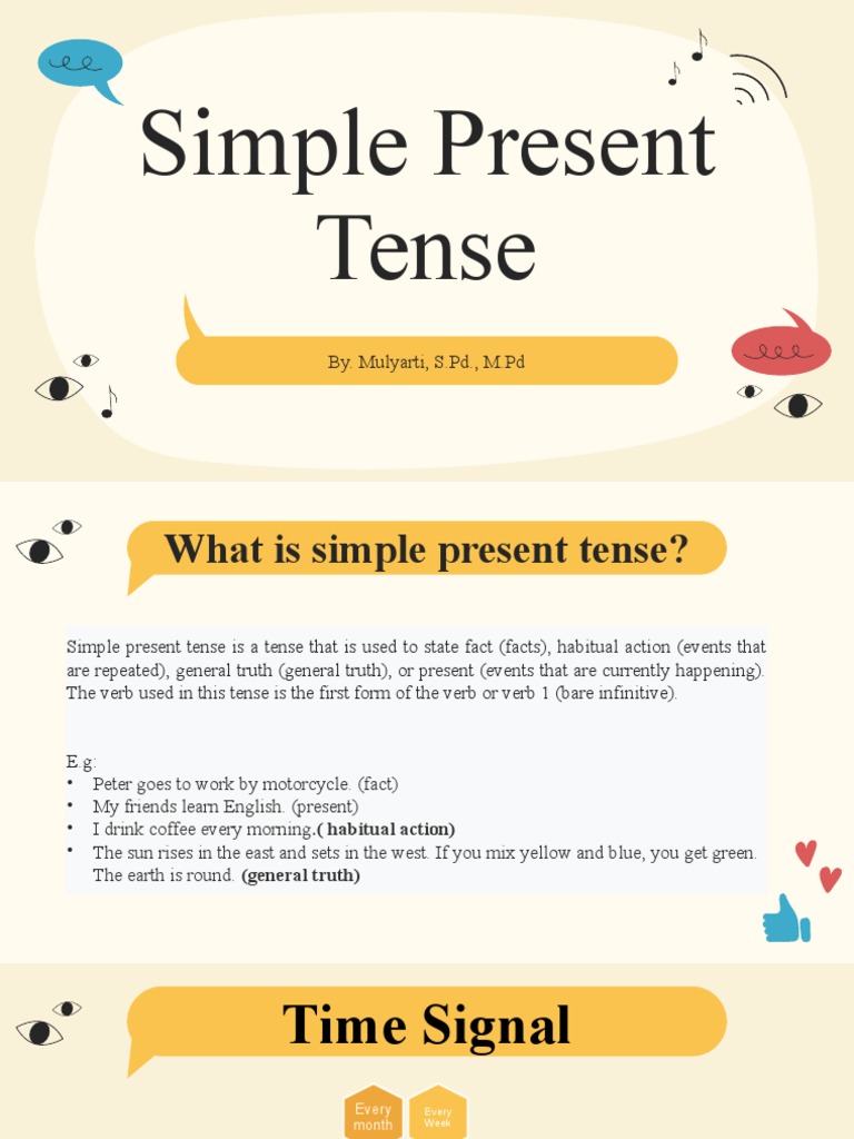 Simple Present Tense 3 | PDF | Verb | Subject (Grammar)