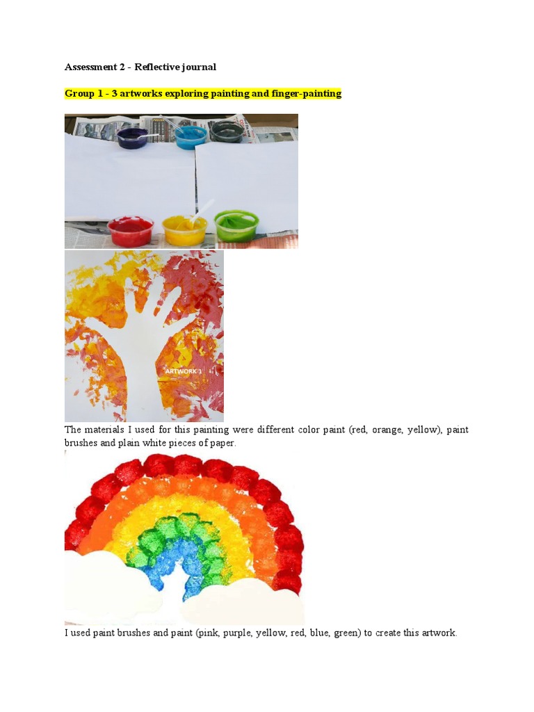 EDAR104 - Creative Arts | PDF | Acrylic Paint | Paintings