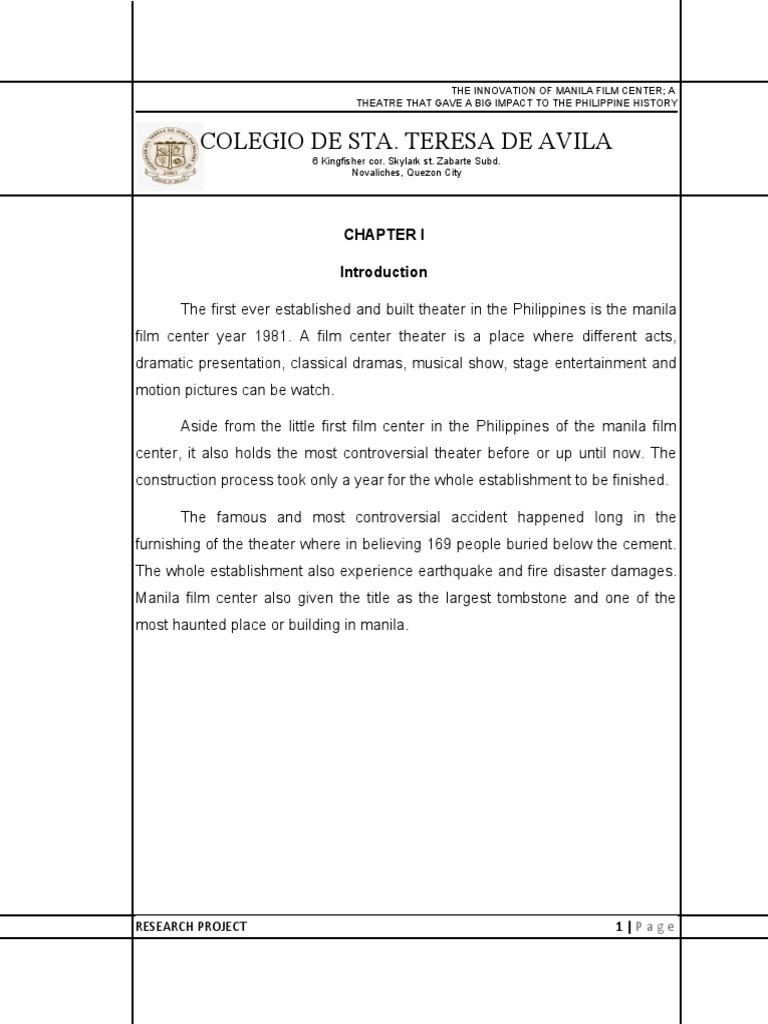 Research Project Edited Final | PDF