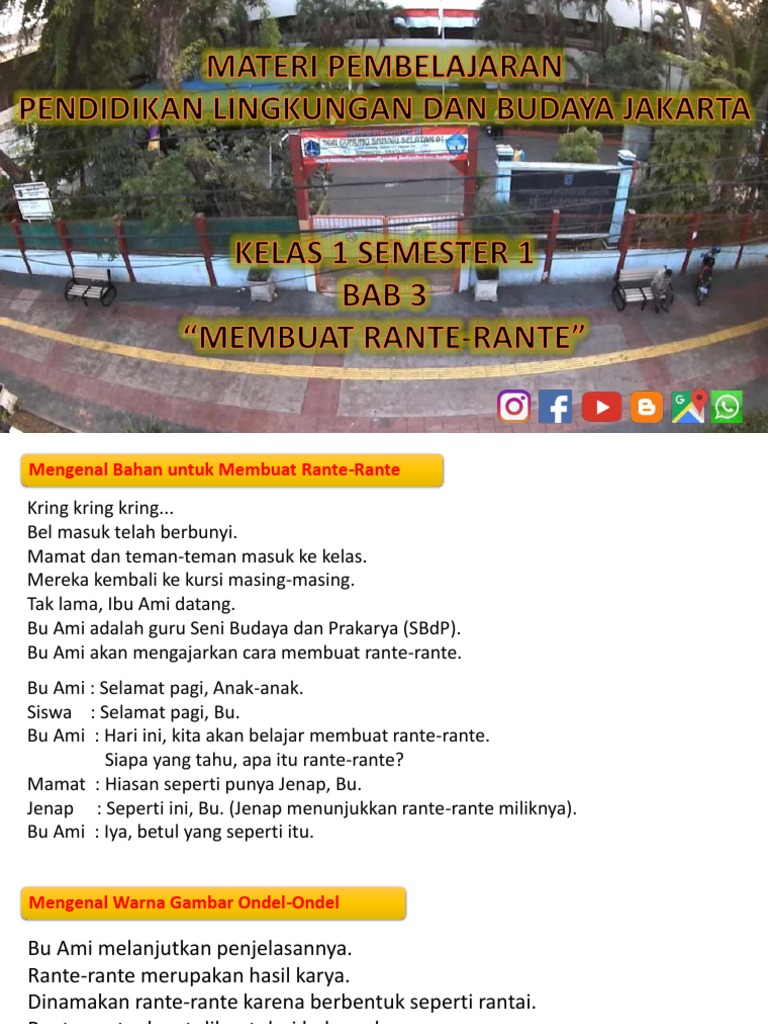 Bahan dan Teknik Pembuatan Rante-Rante | PDF