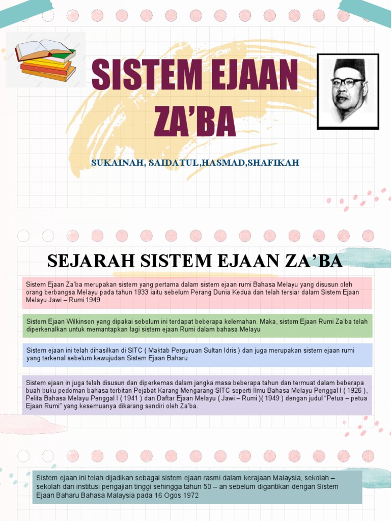 Sistem Ejaan Za'ba 4 | PDF