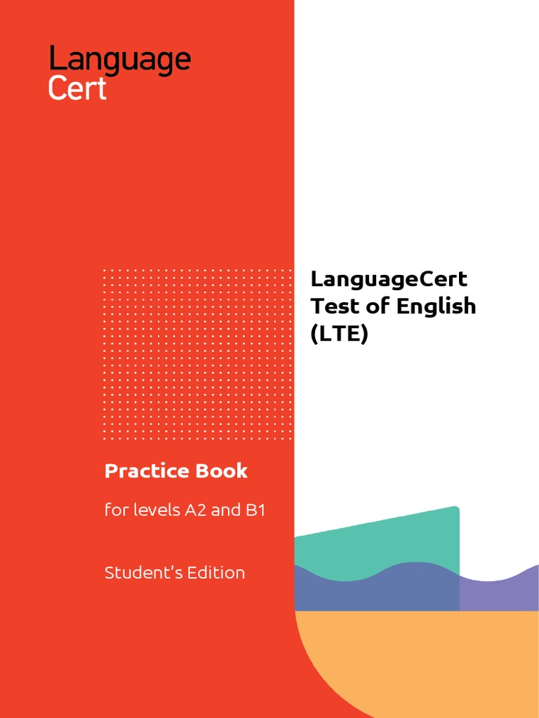 Languagecert Test of English (Lte) : Practice Book | PDF | Test ...