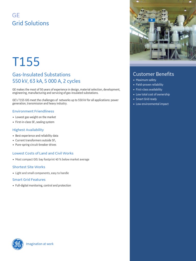 T155 - 550kV Brochure EN 2018 07 Grid GIS 0166 | PDF | Electrical ...