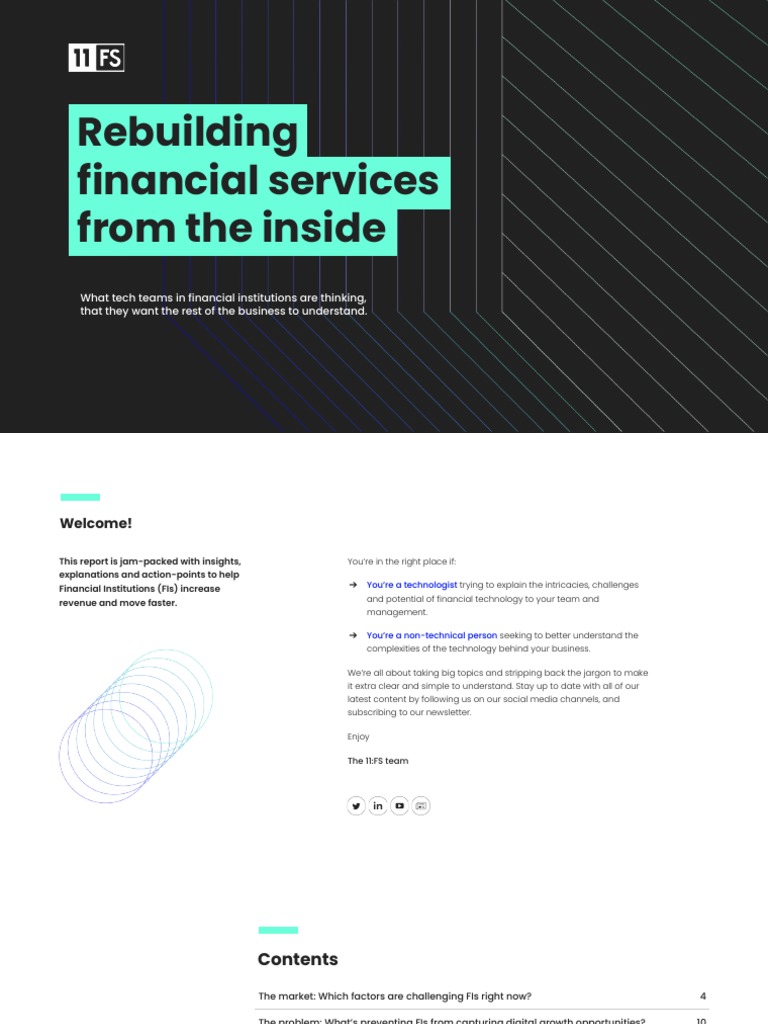 Rebuilding financial services from the inside: A concise guide | PDF ...
