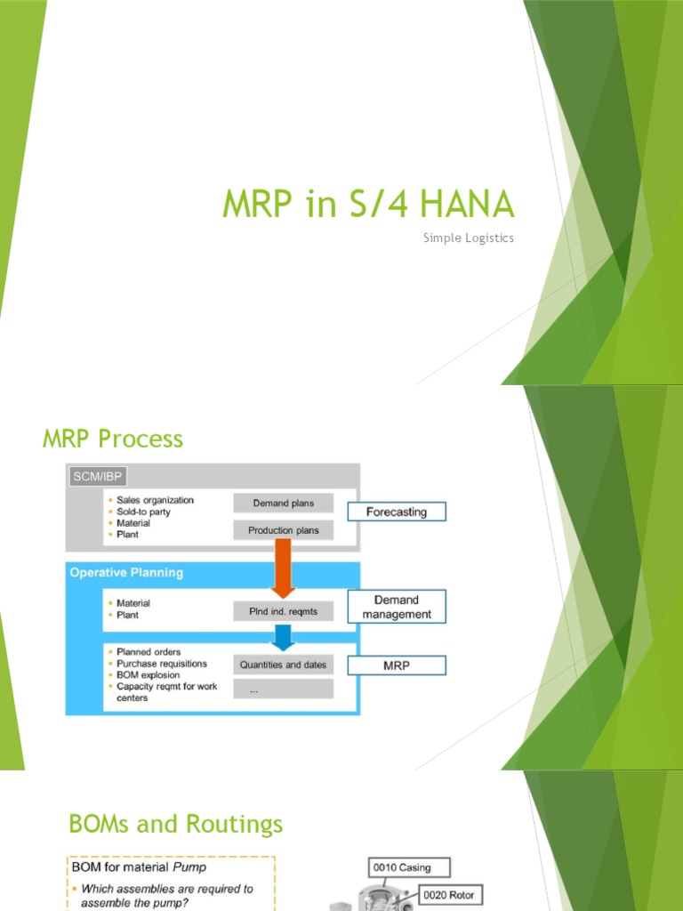 MRP in S4 | PDF | Databases | Formula