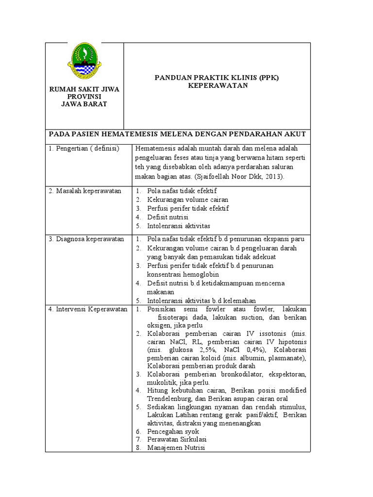 PPK Hematemesis | PDF