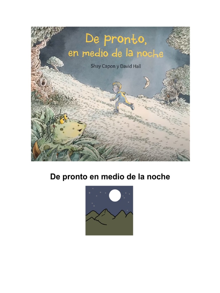 Cuento Adaptado de Pronto en Medio de La Noche | PDF