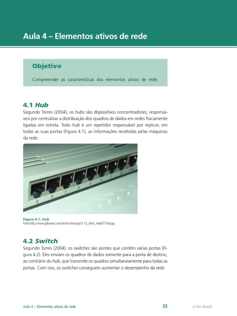 Apostila Aula 7 - Redes de Comput - Agosto | PDF | Rede de computadores ...