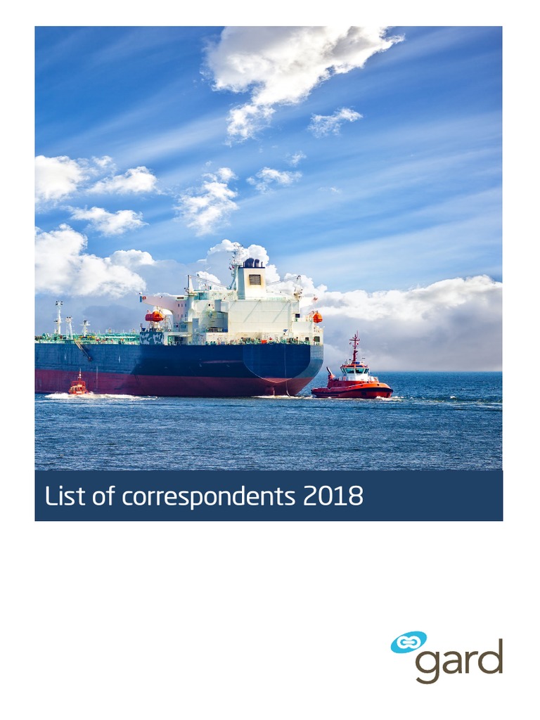 Gard List Correspondents 2018 | PDF | Corporate Governance | Business