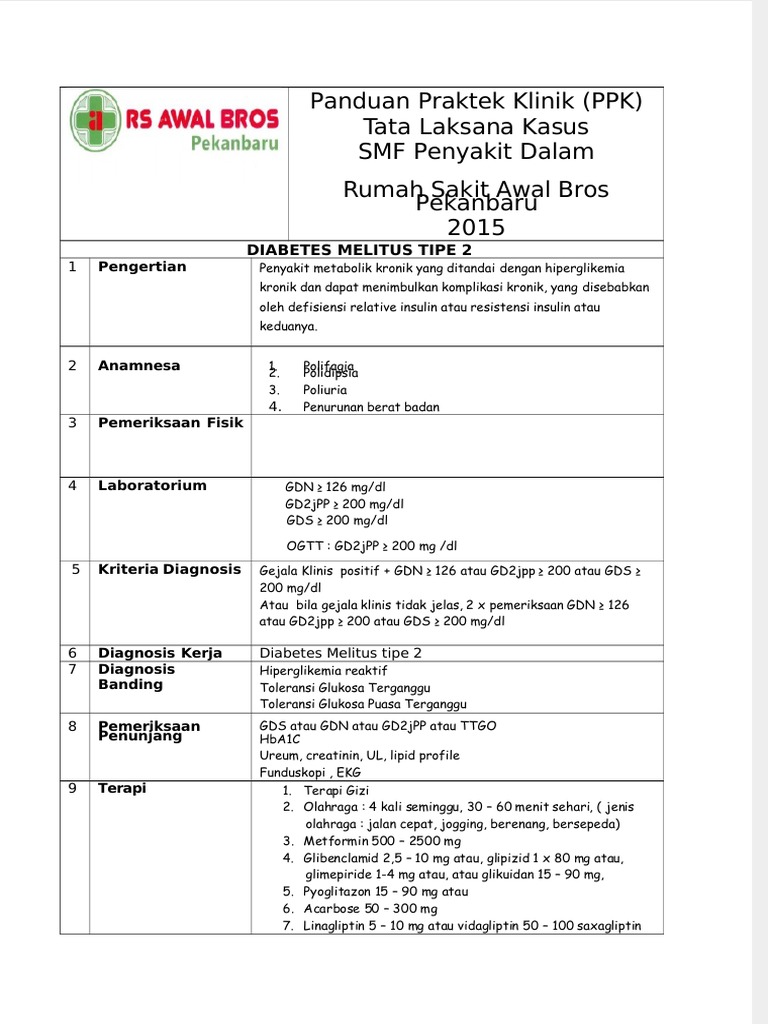 Dokumen - Tips PPK DM Tipe 2 | PDF