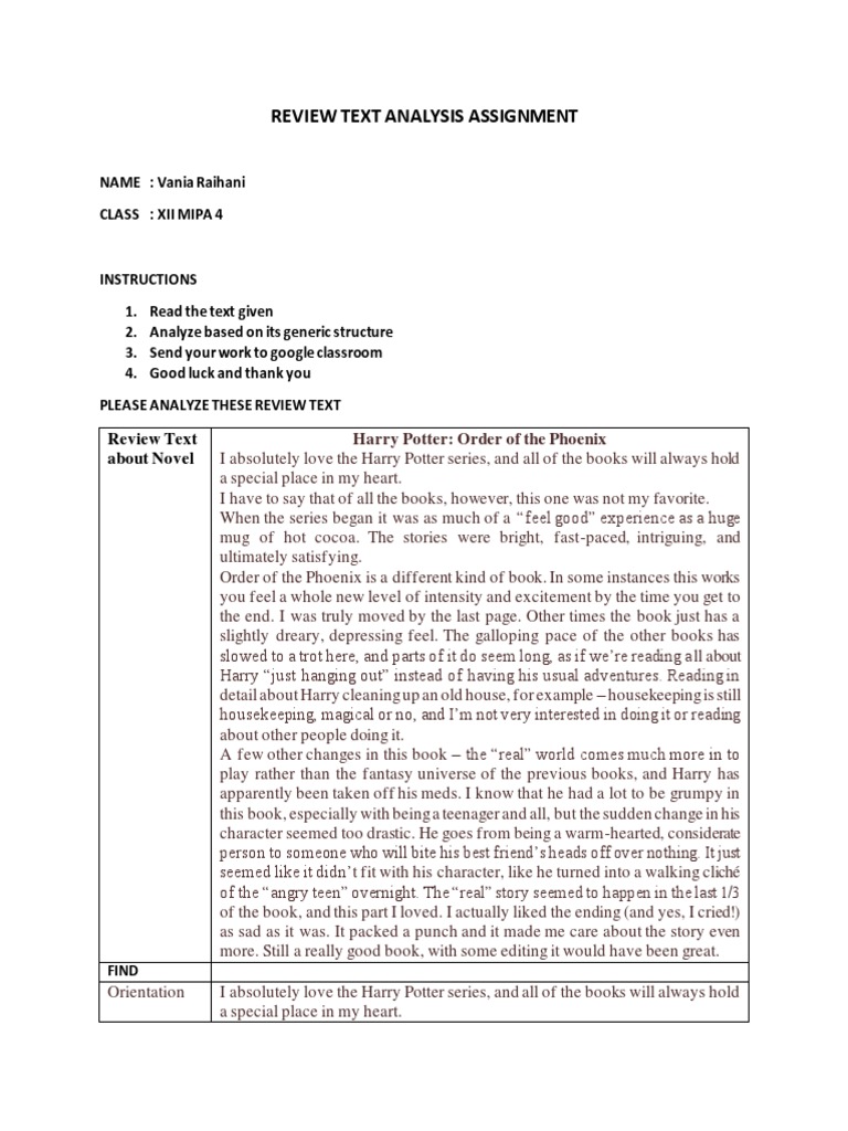 Review Text Analysis Assignment | PDF | Spider Man