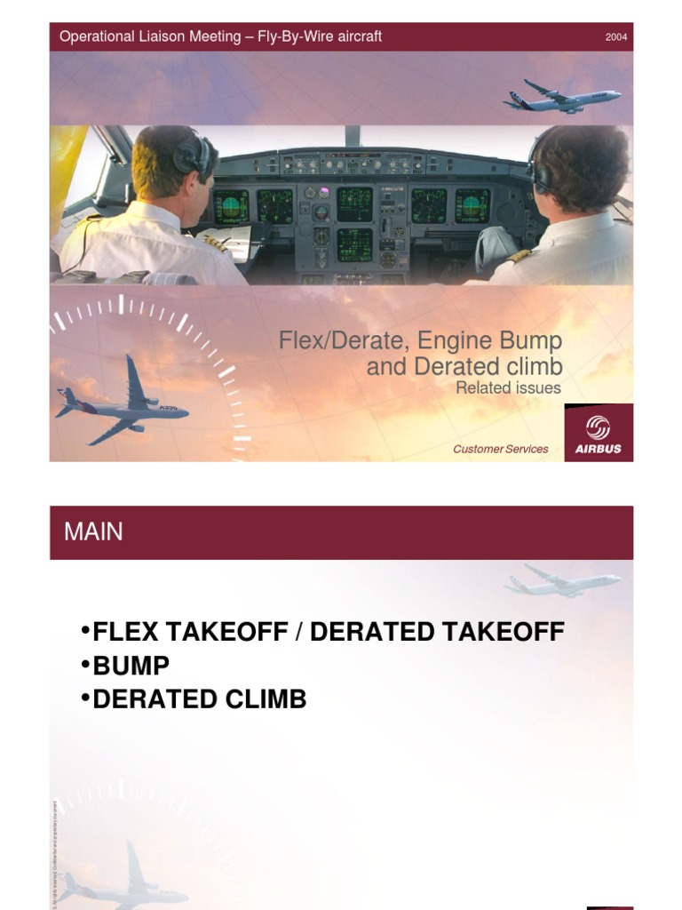 Flex and Derate Takeoff and Climb