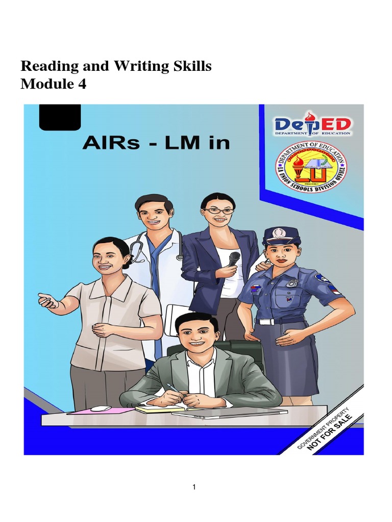 Reading and Writing Module 4 | PDF | Argument | Evidence