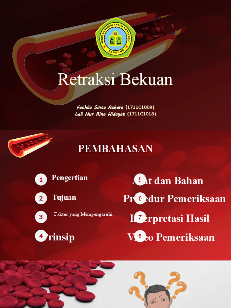 Pemeriksaan Retraksi Bekuan | PDF