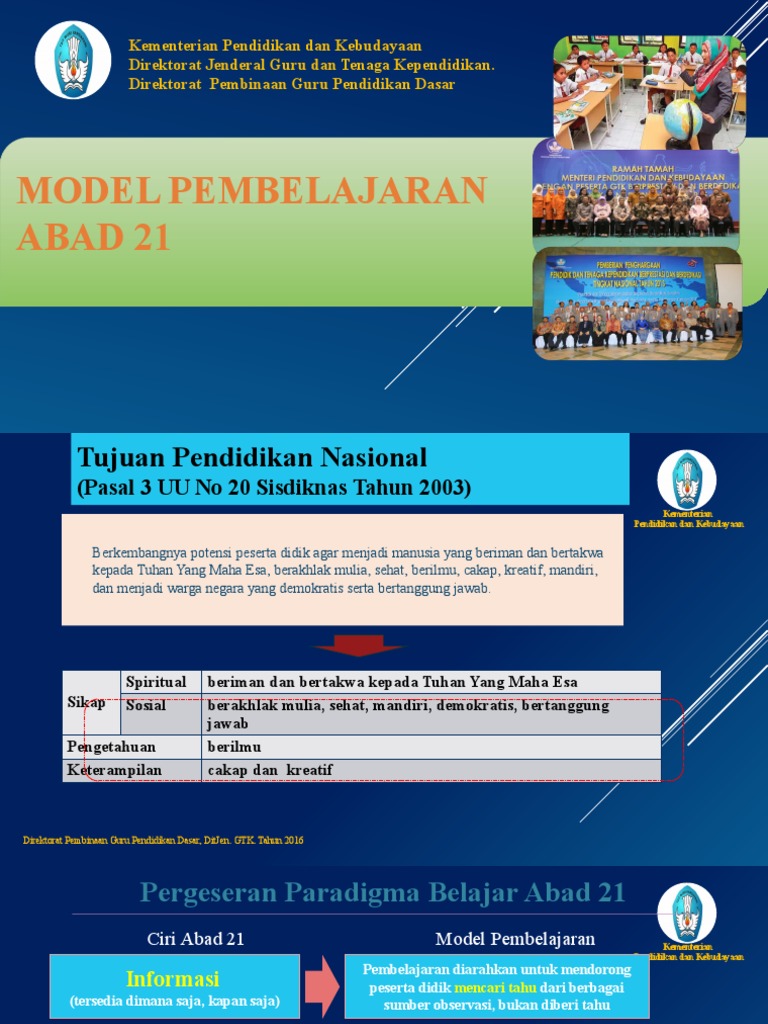Model Pembelajaran Abad 21 | PDF
