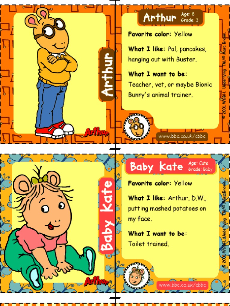 Arthur Trading Cards | PDF